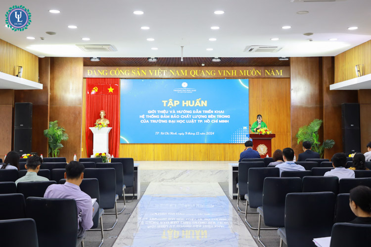 Tập huấn Giới thiệu và hướng dẫn triển khai Hệ thống đảm bảo chất lượng bên trong của Trường Đại ...